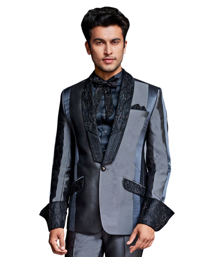 Stylish Designer Tuxedo Suits for Men by Nivedita | Signature Tuxedo Set